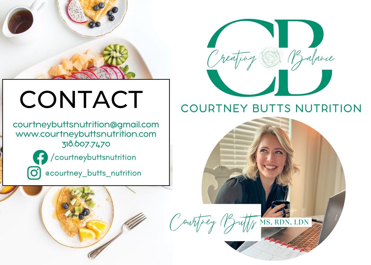 Courtney Butts Nutrition, Nutritionist/Dietitian, Bossier City, LA ...